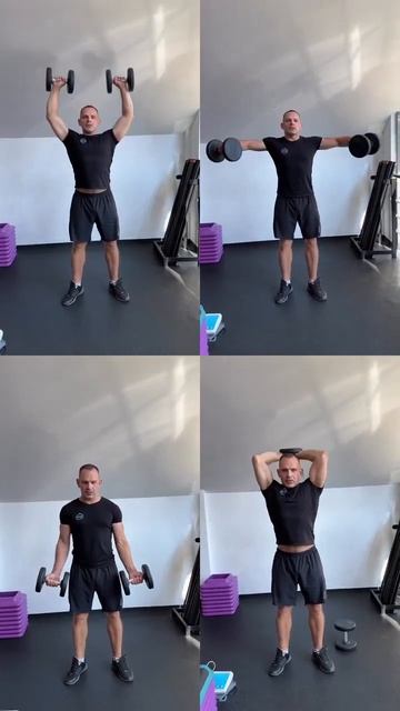 Тренировка на плечи и руки