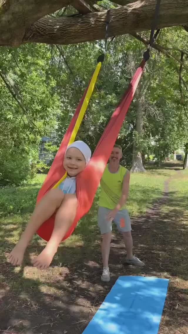 Скоро лето!
Гамак для йоги Нейлон Магия радуги YOGURU