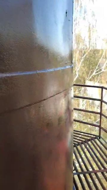 Покраска водонапорной башни Рожновского