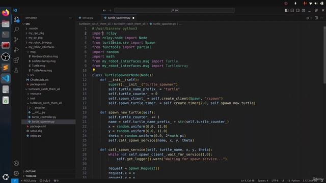 10. Complete Project With Turtlesim