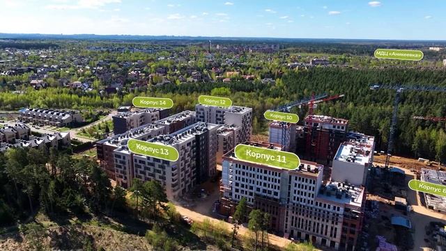 Никольский квартал Отрада ход строительства весна апрель 2025