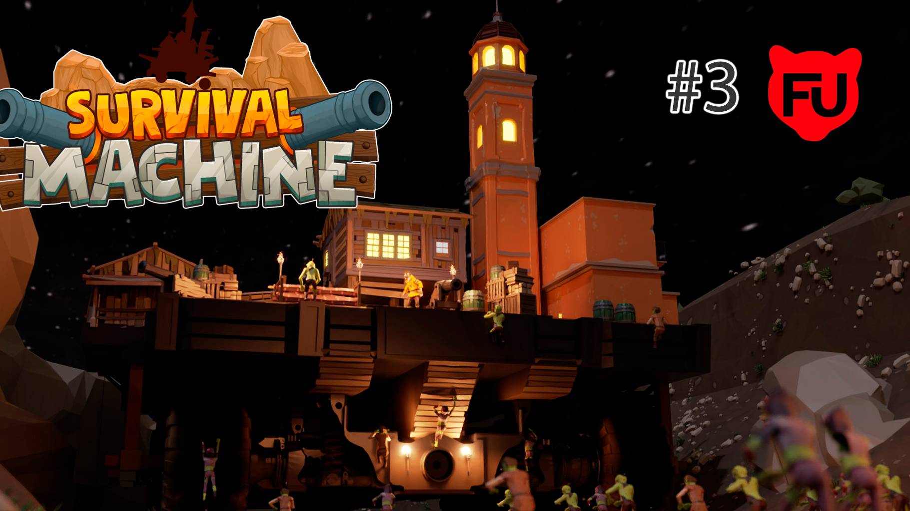 Survival Machine || Финал первого биома || #3