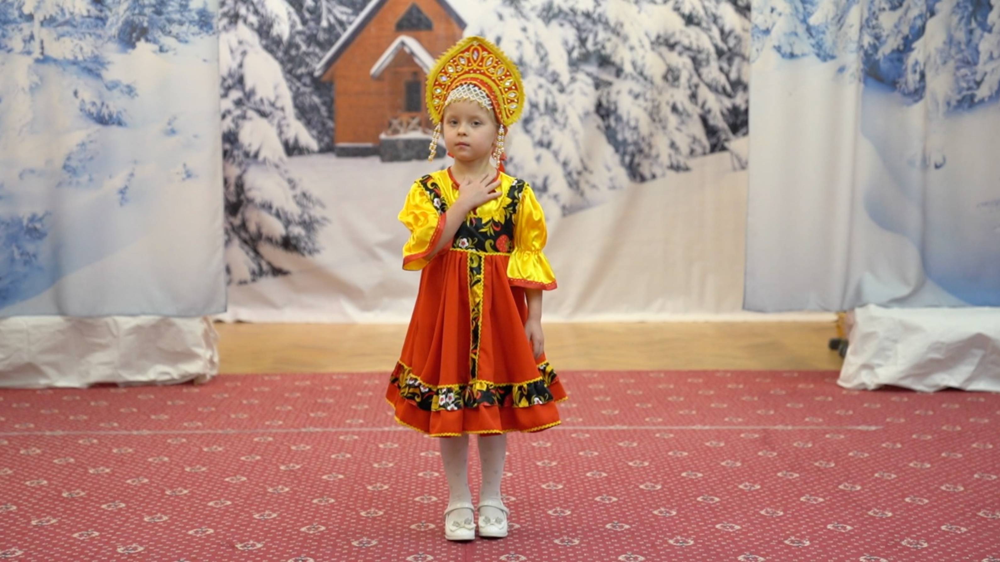 2023.01.19 Песня "Бабушка-сударушка" в исполнении Волковой Марты (5 лет)