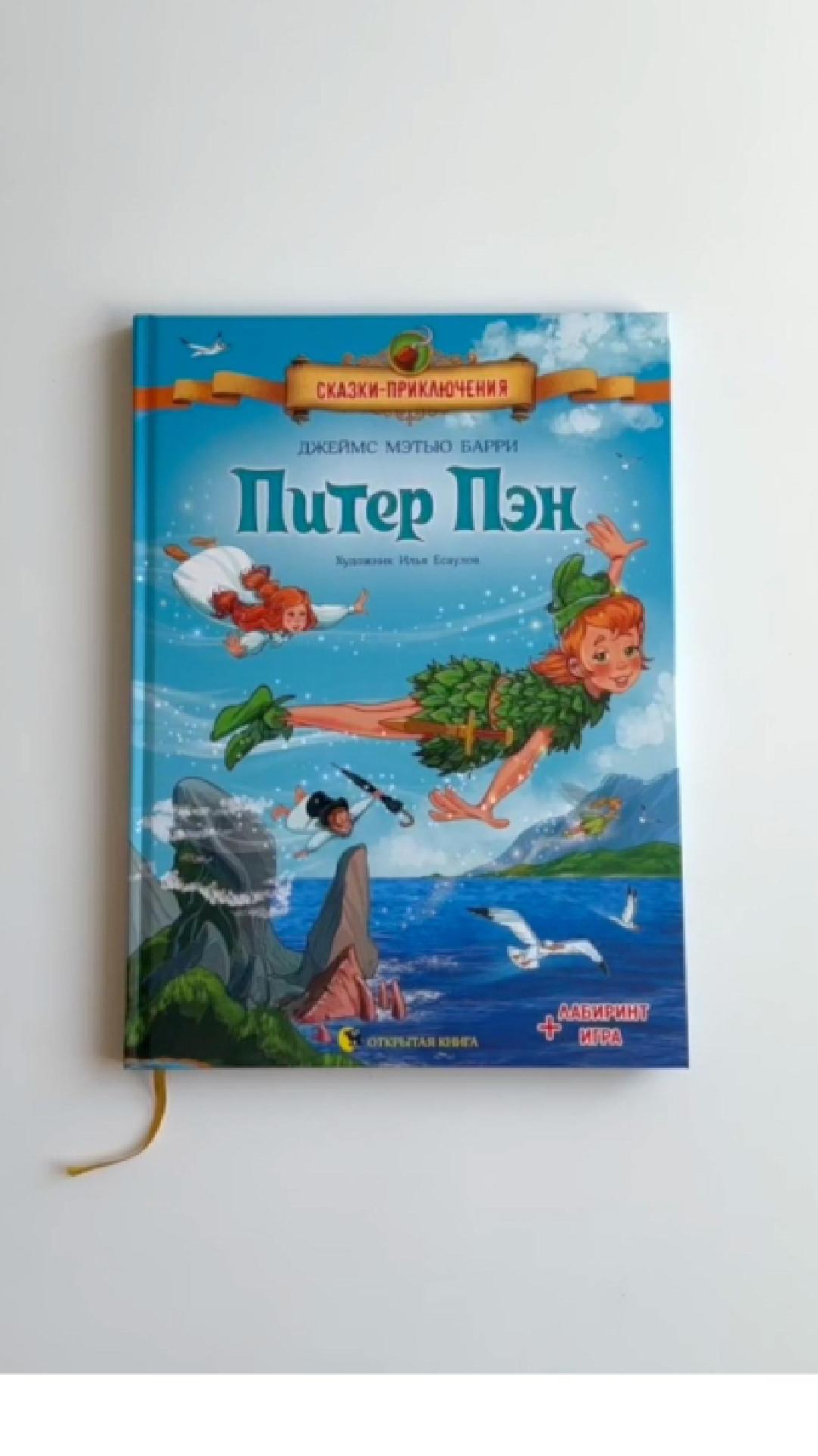 "Питер Пэн" Дж. М. Барри, издательство "Открытая книга» #внеклассноечтение #детскиекниги