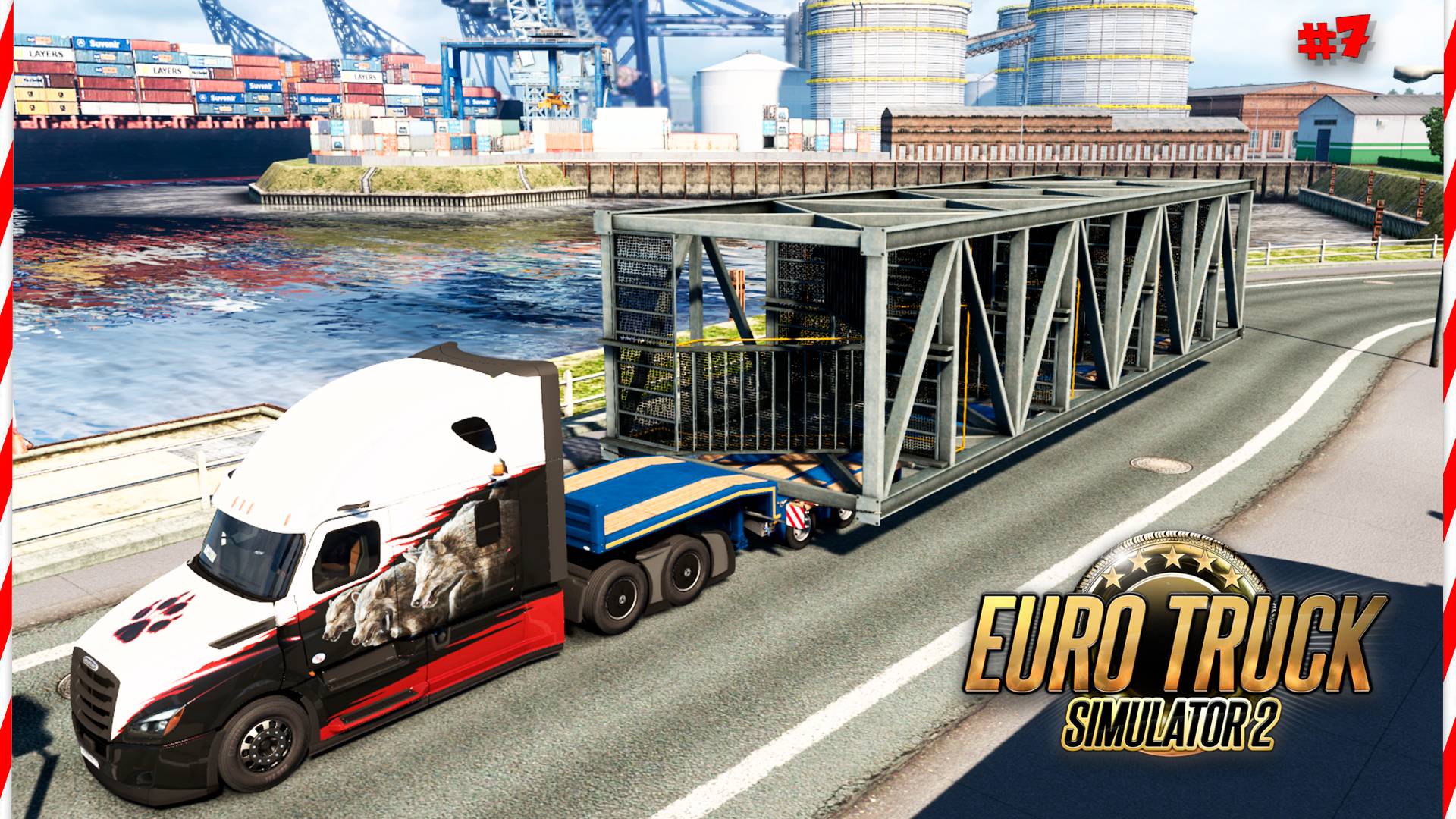 Euro Truck Simulator 2 | Негабаритный груз #7 | PXN v10pro Direct Drive