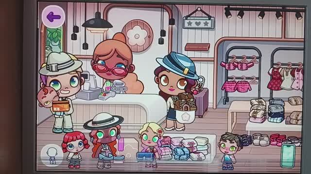 Лучшая семейка. Мы все семьей ходим по магазинам.🛍 Аватар ворлд