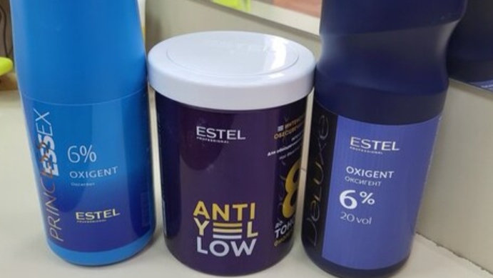 🌈Эстель анти- еллоу. Обесцвечивающий порошок. Как он работает?? Тестирую😉