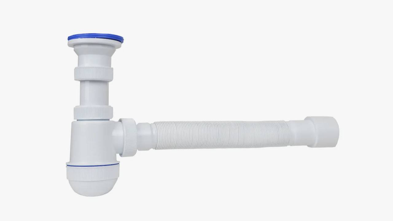 Течь гофры ( гофрированного шланга) сифона для раковины,мойки  из под гайки. Устраняем!