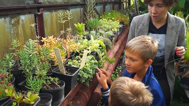 Ботанический сад СГУ и дети