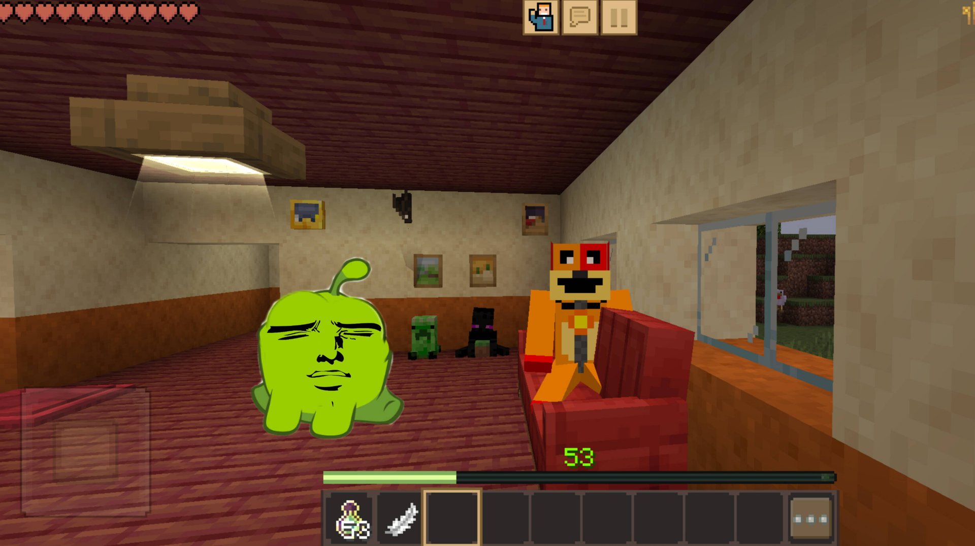 Амня Миша прятки minecraft