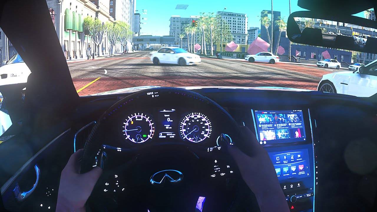 GTA V с ультрареалистичной графикой от первого лица - Assetto Corsa