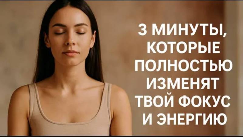 3 МИНУТЫ, КОТОРЫЕ ПОЛНОСТЬЮ ИЗМЕНЯТ ТВОЙ ФОКУС И ЭНЕРГИЮ // МЕДИТАЦИЯ #фокус #рек #рекомендации