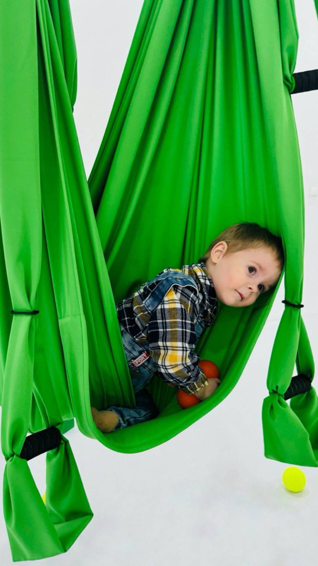 Сенсорный развивающий гамак YoGuru