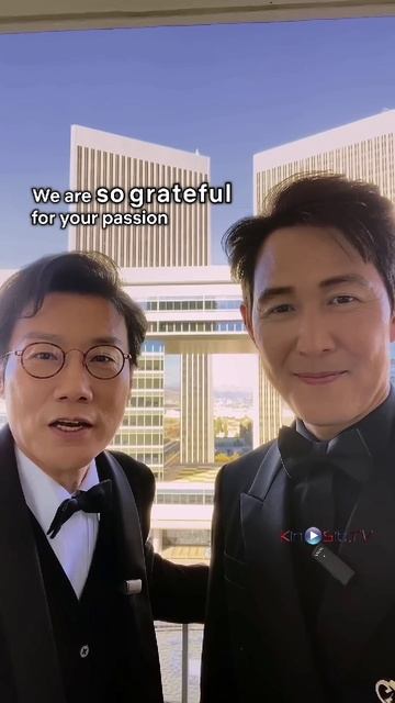 У Ли Чжон Чжэ из Игры в кальмара и режиссера Хван Дон Хека есть для тебя сообщение ❤️ #SquidGame