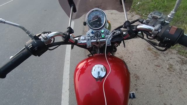 Honda Rebel CMX250 прохват Тверь-Старица-Барская Усадьба-Тверь часть 4