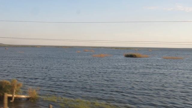 Соленое озеро Камыстыбас - район бывшего Аральского моря.