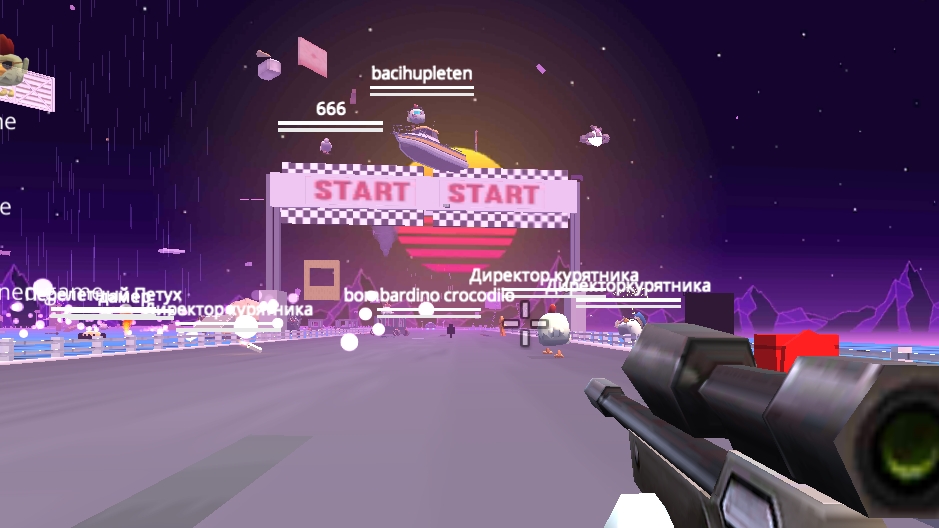 чикен хаос 11 военные гонки