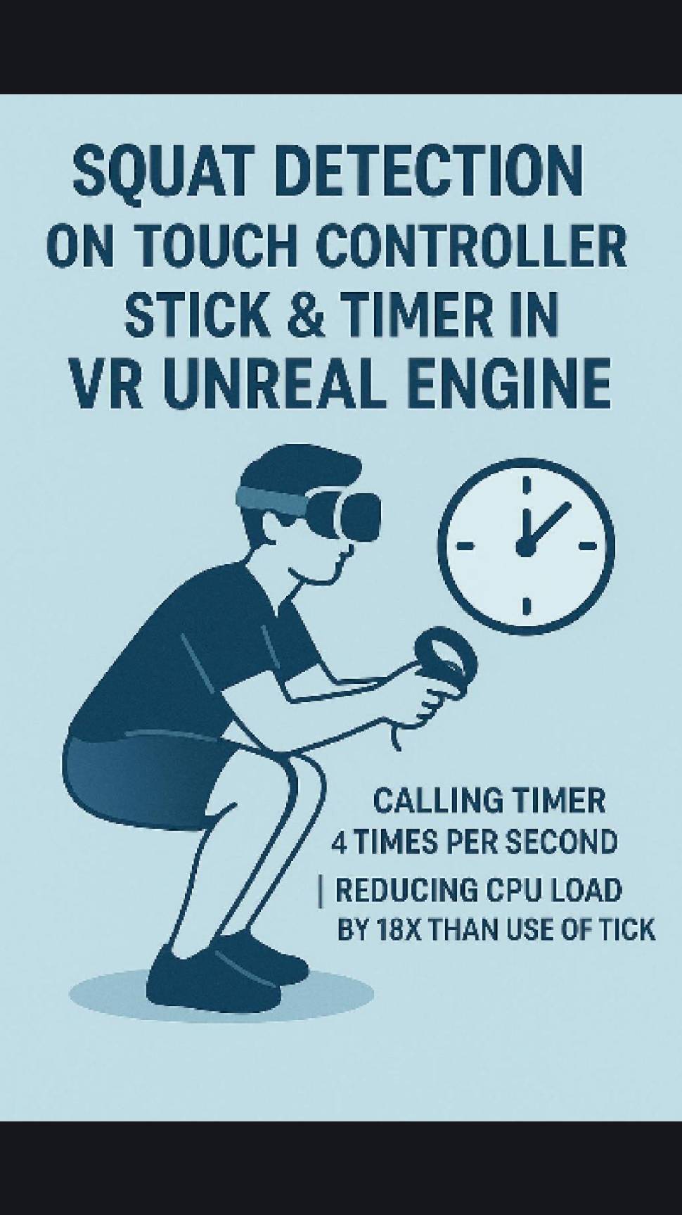 VR Разработка, часть 2. Сделал присед в VR в Unreal engine.