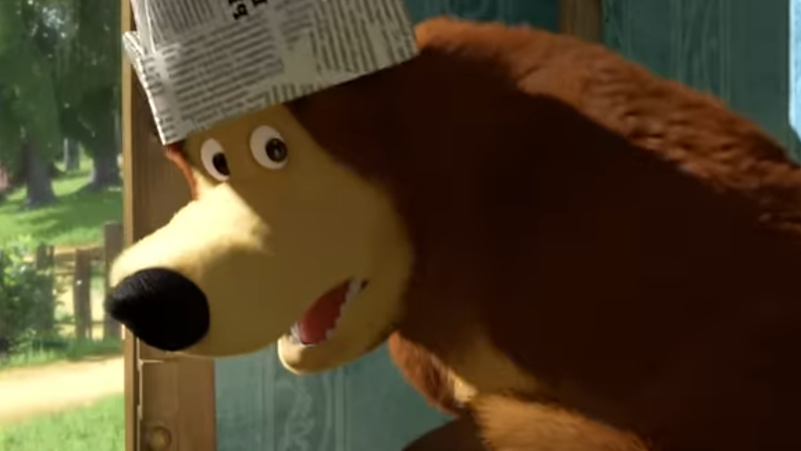 Scooby-Doo chase door