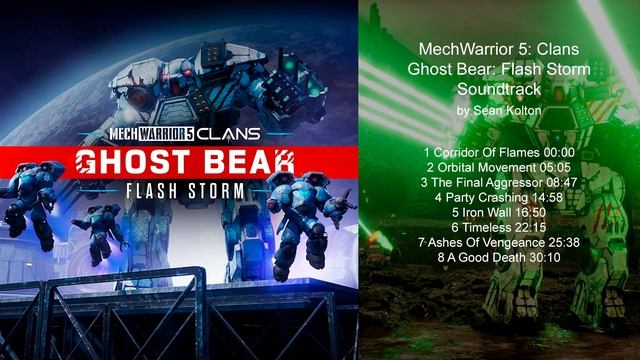 Mechwarrior 5: Clans. Ghost Bear: Flash Storm Digital Collector's Soundtrack