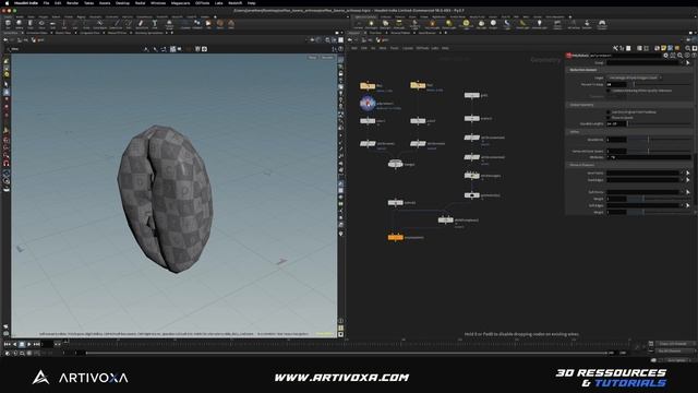 HIGH RES RBD SIM - Houdini & Redshift