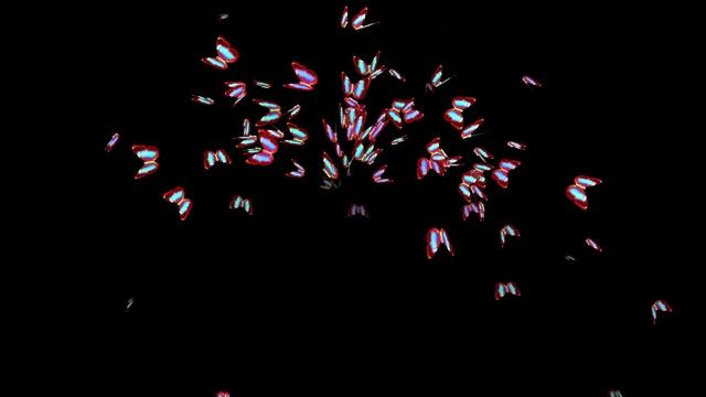 ФУТАЖ КРАСНЫЕ БАБОЧКИ  ДЛЯ МОНТАЖА ВИДЕО