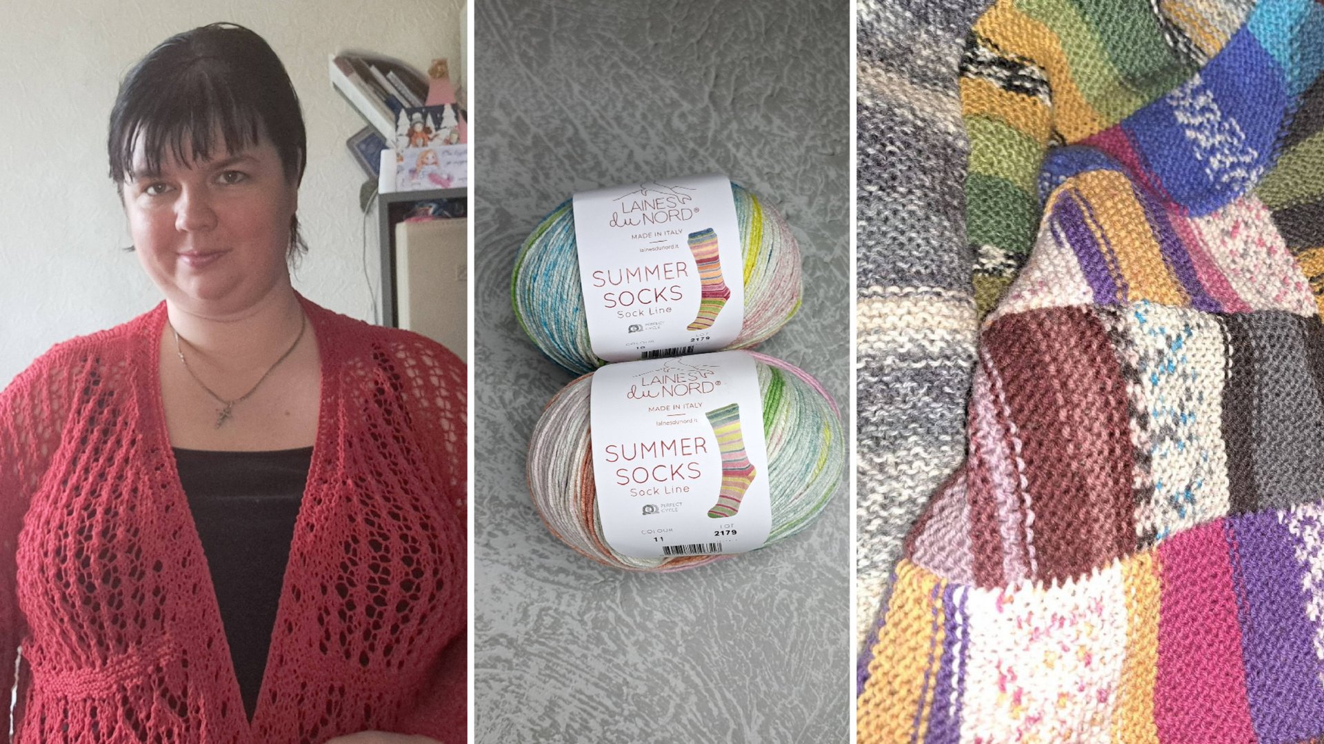 Вязальный влог 11/25. Плед из носочки💥Подарочек 🎁 3 готовые работы 19-25.05.25г