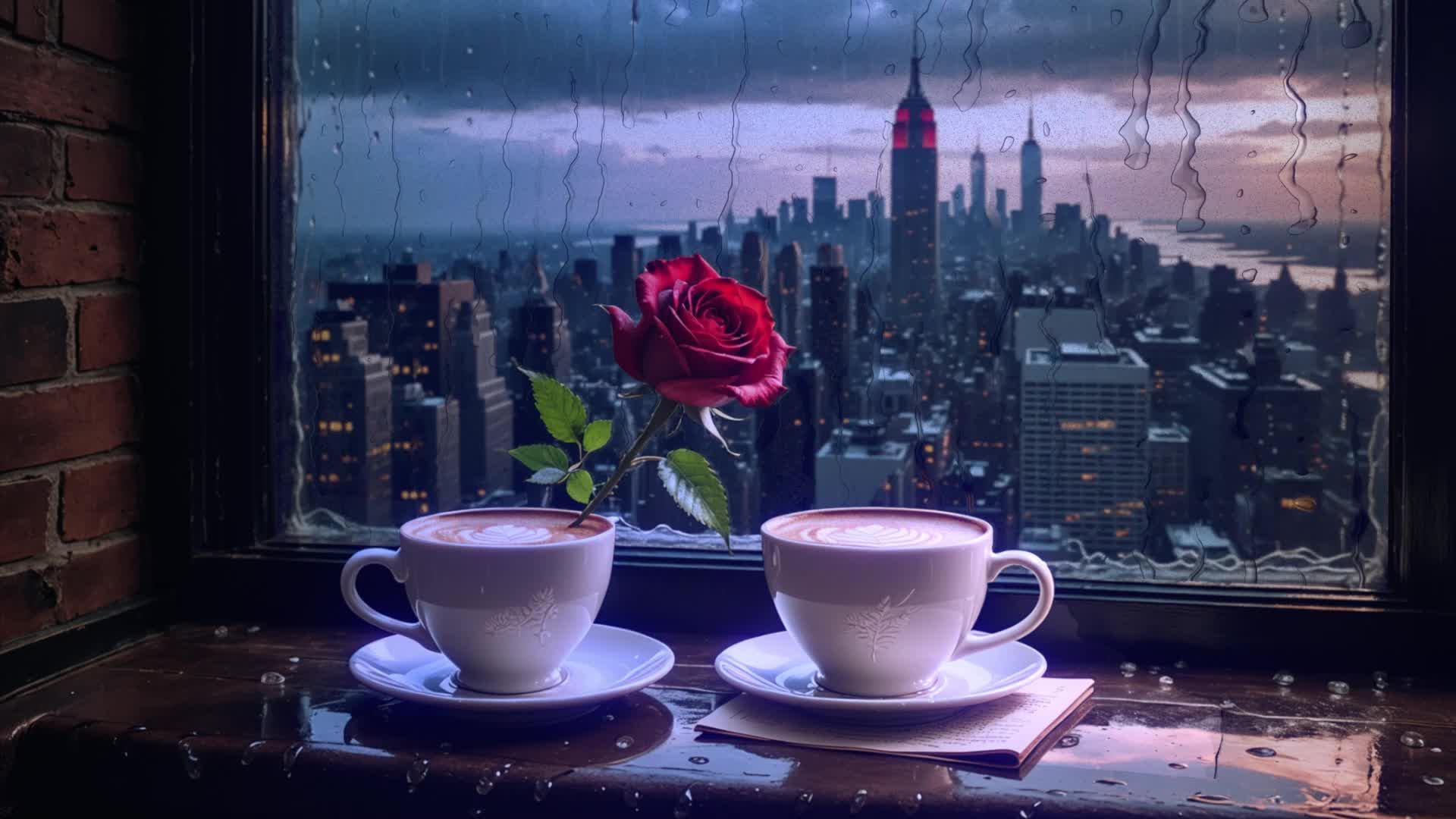 Звуки дождя и аромат кофе