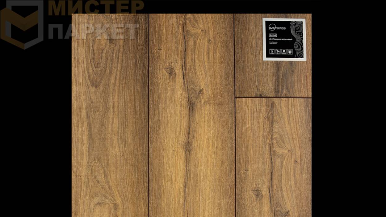 Ламинат EverSense Дуб Лаваредо коричневый EL1048