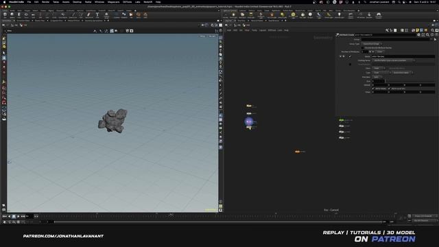 POPCORN RBD SIMULATION PART 2 - Houdini & Redshift