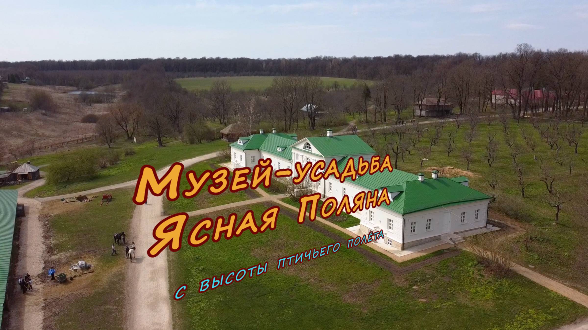 Ясная Поляна с высоты птичьего полета