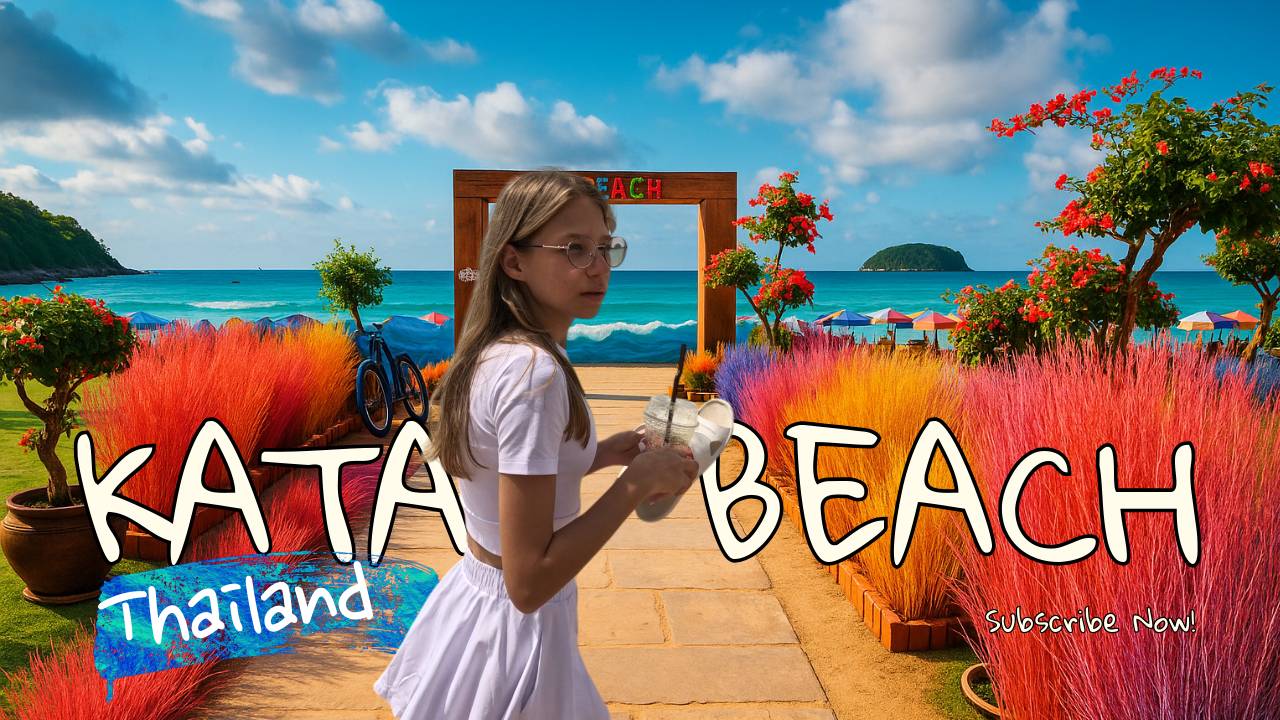 Пляж Ката Таиланд 🏖️ Необычная поездка с местными на мопеде 🛺 Путешествие в Таиланд  #outhome