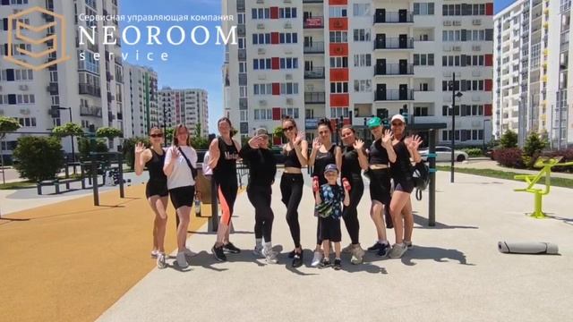 Бесплатные тренировки для жителей и гостей  ЖК "Фрукты" от фитнес клуба "Жара"