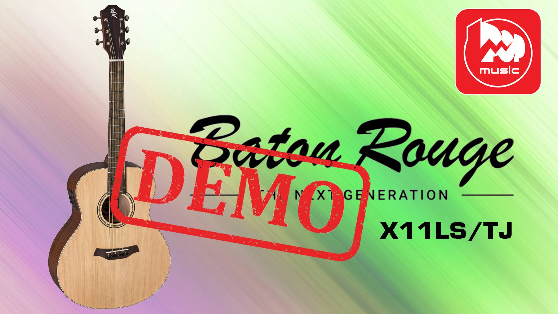 Акустическая гитара BATON ROUGE X11LS/TJ - демонстрация звучания