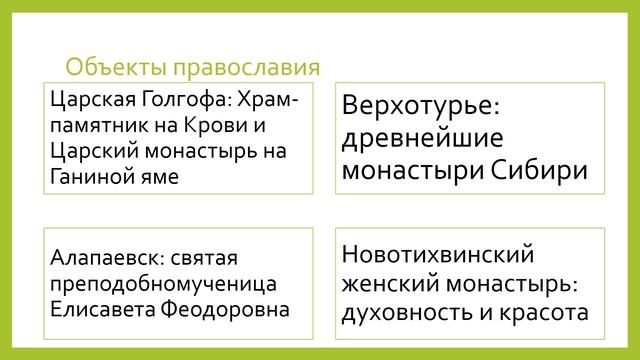 Визитка ПС Екатеринбургской епархии