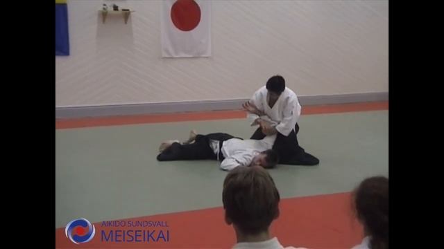 1 Aikido Ai Hanmi Do Barai Nikyo Shishiya Sensei Sandviken 2002