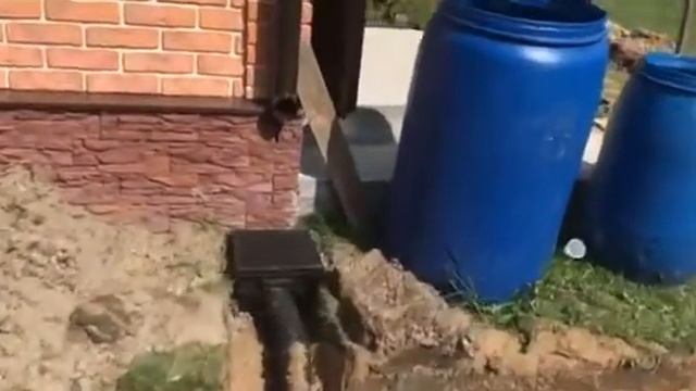 Монтаж дренажной системы без щебня ЛайтДрэин - компания "ПУЛЬС"