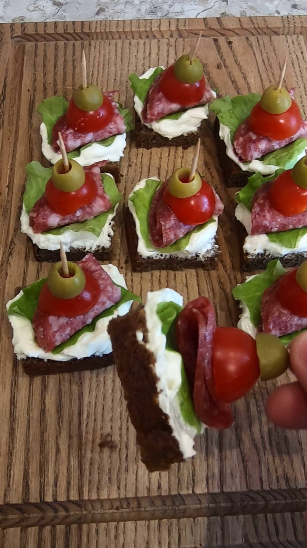 Оригинальные и очень вкусные КАНАПЕ на праздничный стол за 5 минут