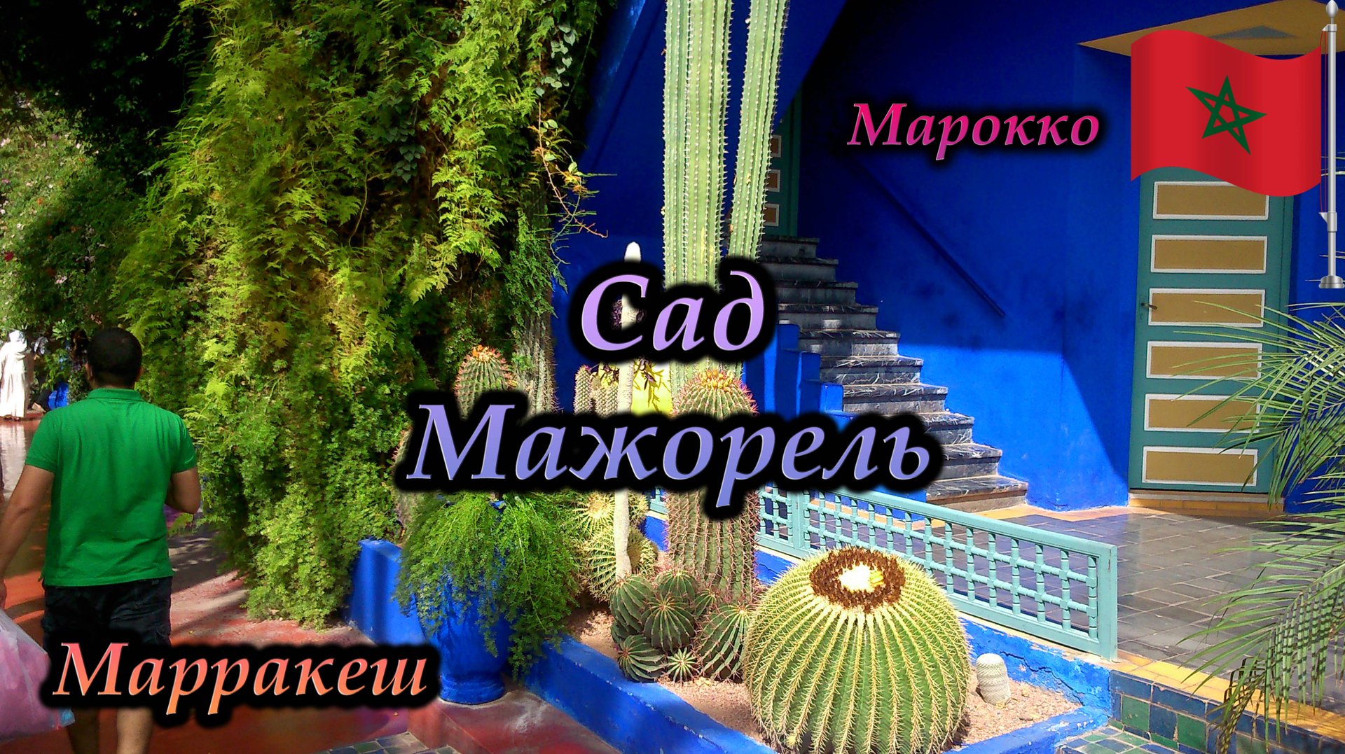 Марракеш. Марокко. Сад Мажорель