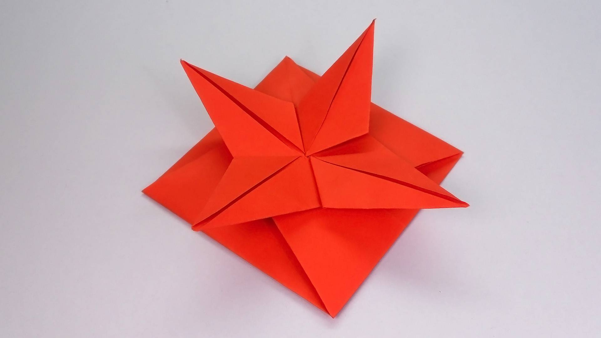 Как сделать Конверт из бумаги со Звездой | Оригами Квадратный Конверт своими руками без клея