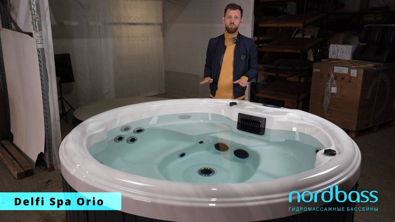 Краткий видеообзор гидромассажного спа-бассейна Delfi Spa Orio