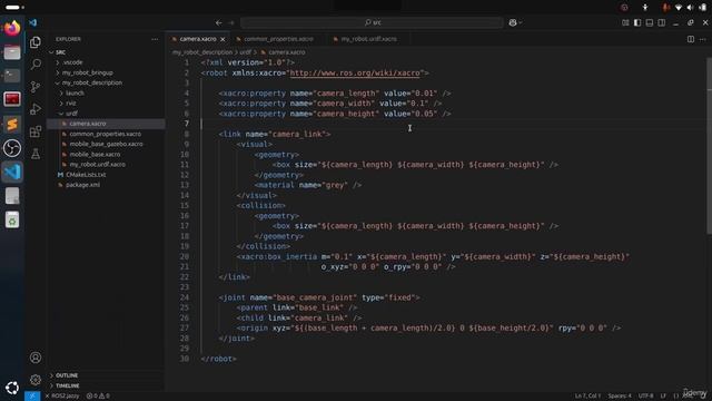 07. Add a Sensor in Gazebo