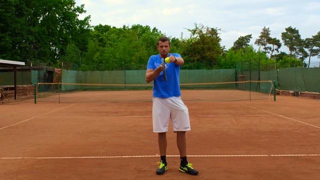 Как бить стабильные глубокие мячи с верхним вращением