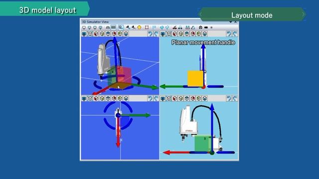 RCX-Studio2020 3D Simulation #1 3D Model Operation