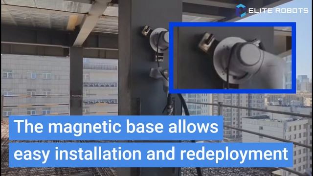 Elite Robots EC66 Top Down Welding with magnetic base