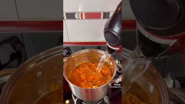 Суп пюре с чечевицей