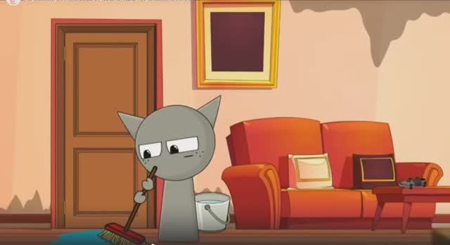 Мультики про спрунки.7 серия "Уборка Грея"