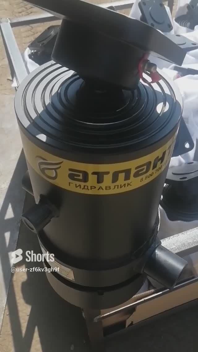 Гидроцилиндр 452802-8603010 КАМАЗ 6 штоков 15 тонн АТЛАНТ ГИДРАВЛИК #cylinder #truck