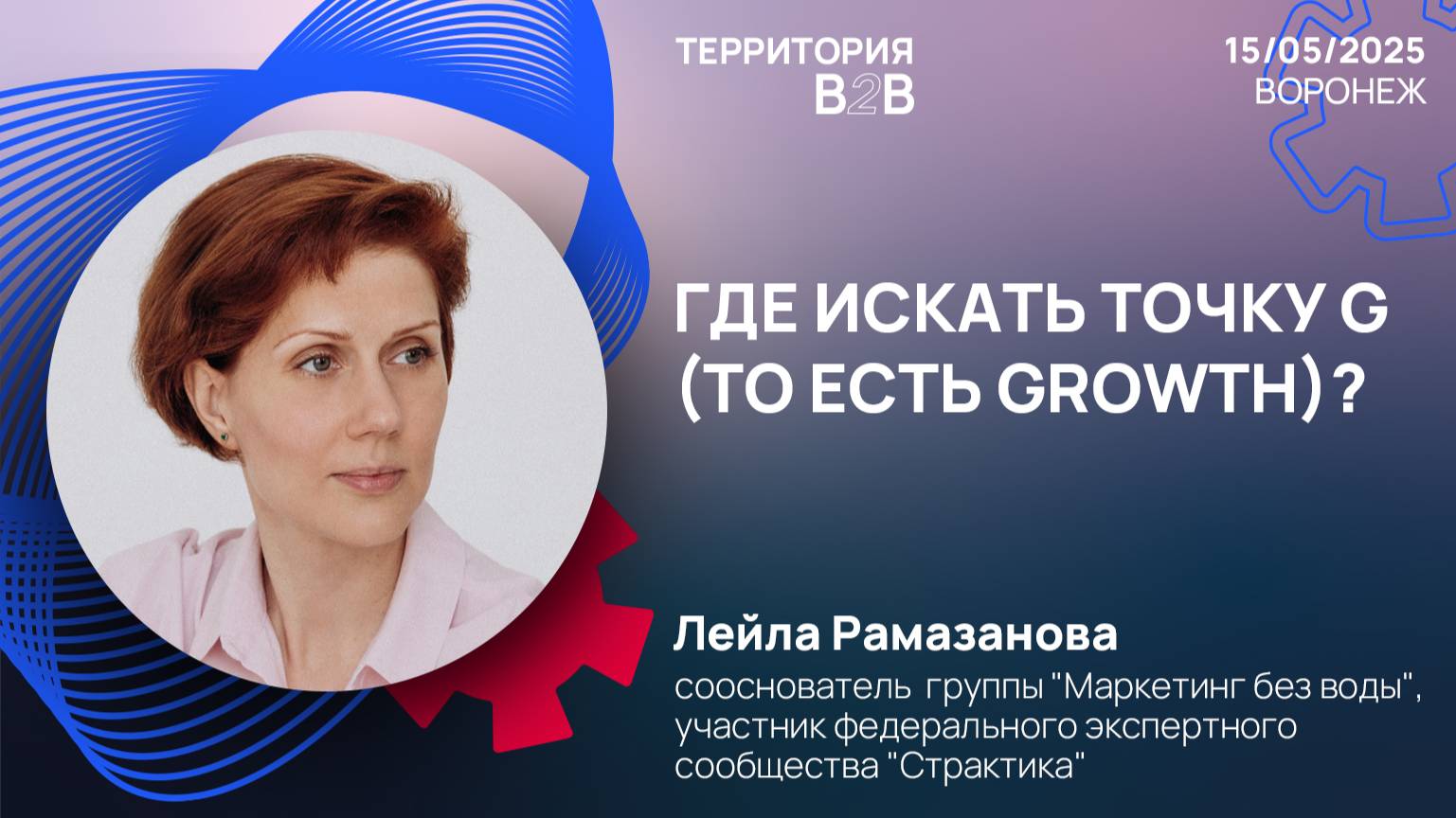 ГДЕ ИСКАТЬ ТОЧКУ G (ТО ЕСТЬ GROWTH). Лейла Рамазанова