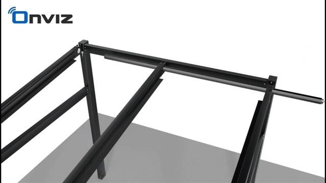 Монтаж уличной перголы на четыре стойки